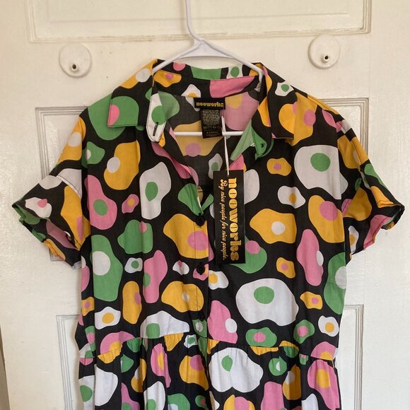 Nooworks | Dresses | Nwt Nooworks Egg Print Eloise Dress Xl | Poshmark